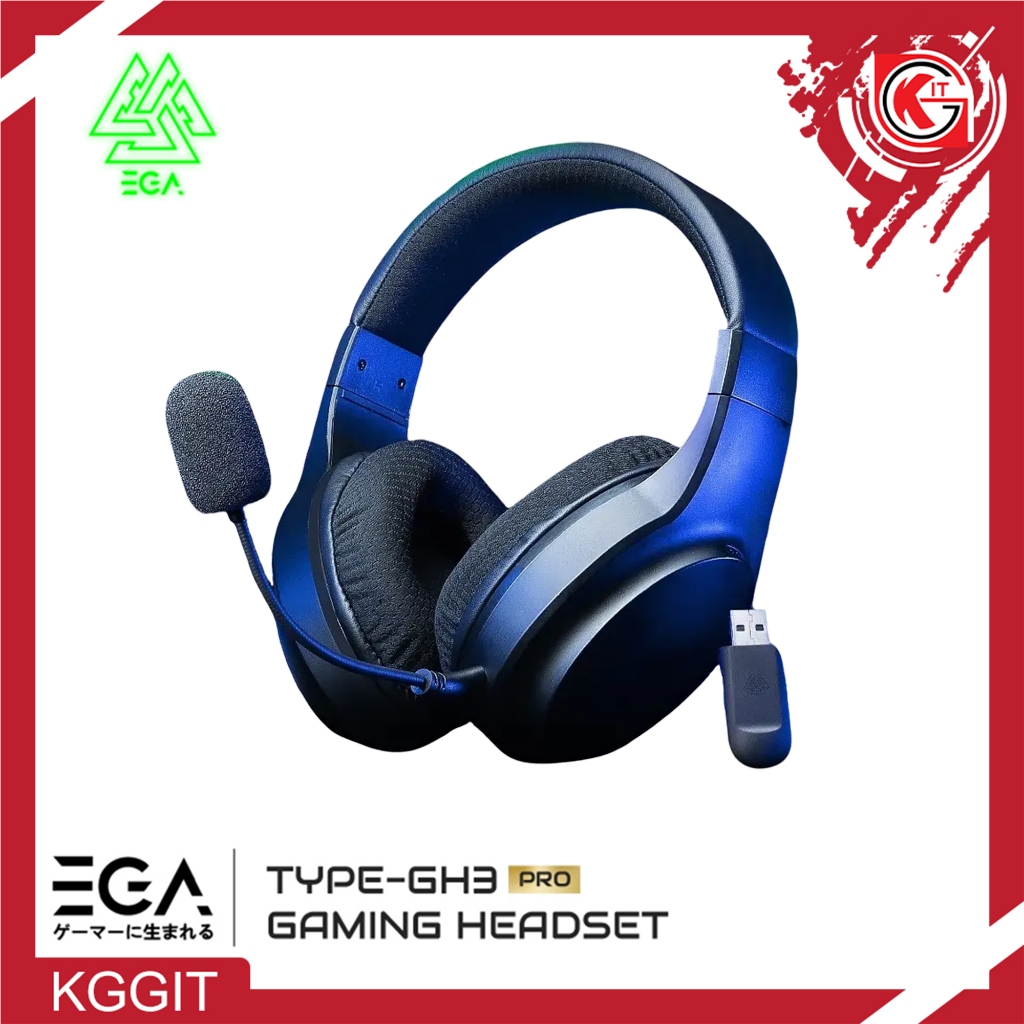 EGA TYPE-GH3 PRO หูฟังเกมมิ่งไร้สาย Gaming wierless Headset เชื่อมต่อ ...