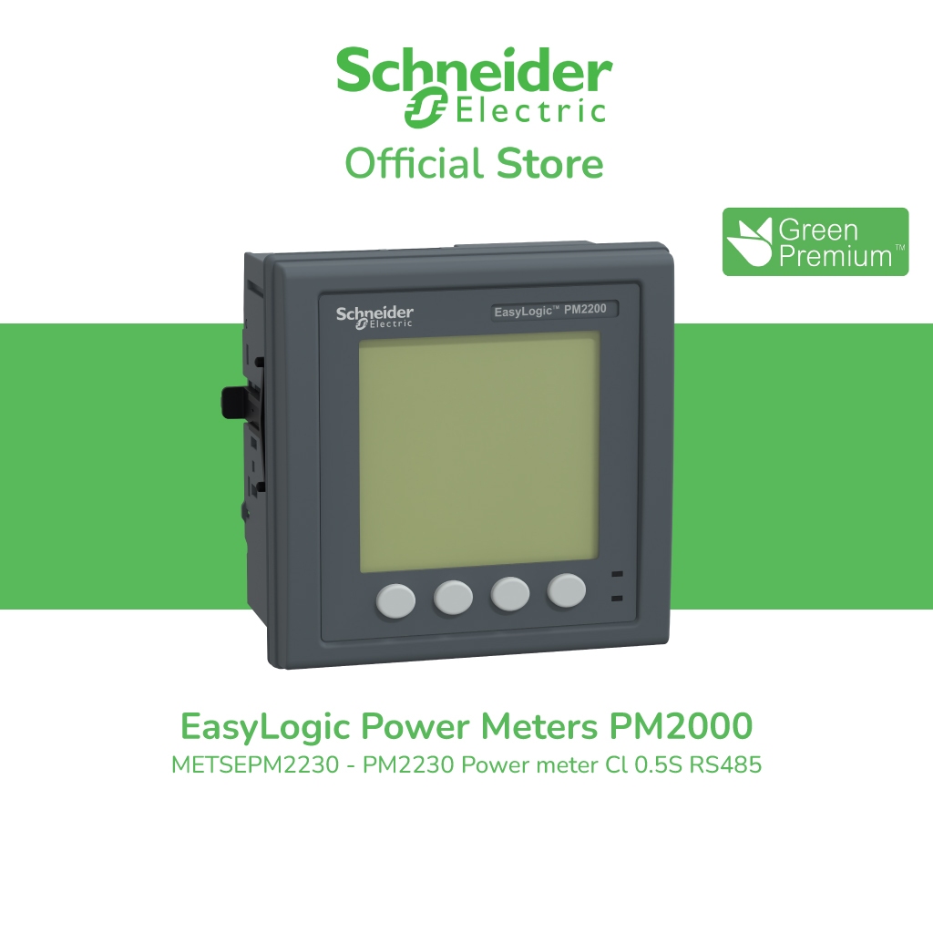 Schneider Electric EasyLogic PM2230, ดิจิทัลมิเตอร์สำหรับวัดค่ากำลัง ...
