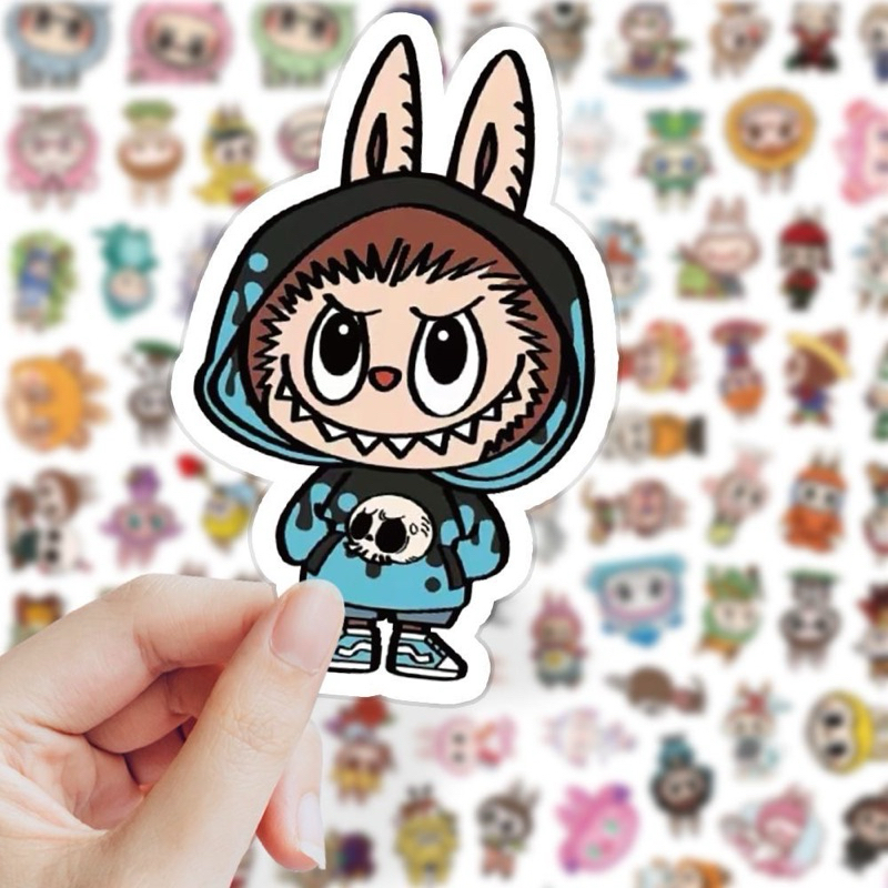 （♥️พร้อมส่ง ของพร้อมสต๊อค ️) LABUBU Diary Series - Jelly Sticker สติกเก ...