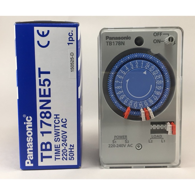 Panasonic Timer switch สวิตซ์ตั้งเวลา 24ชม. พานาโซนิค รุ่น TB178NE5T ...