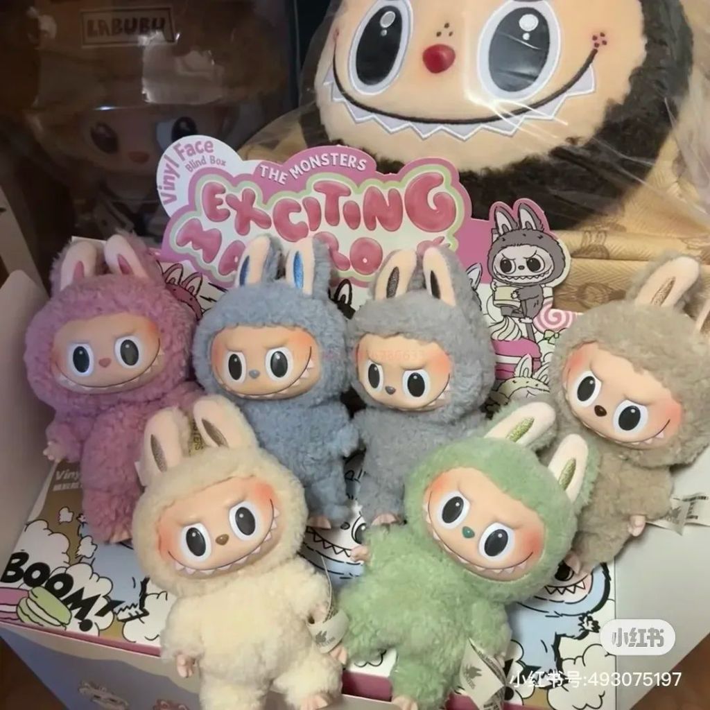 🥰100%ของแท้!🥰 POPMART Labubu Macaron มาการอง LABUBU จี้ตุ๊กตาลาบูบู ฟิก ...