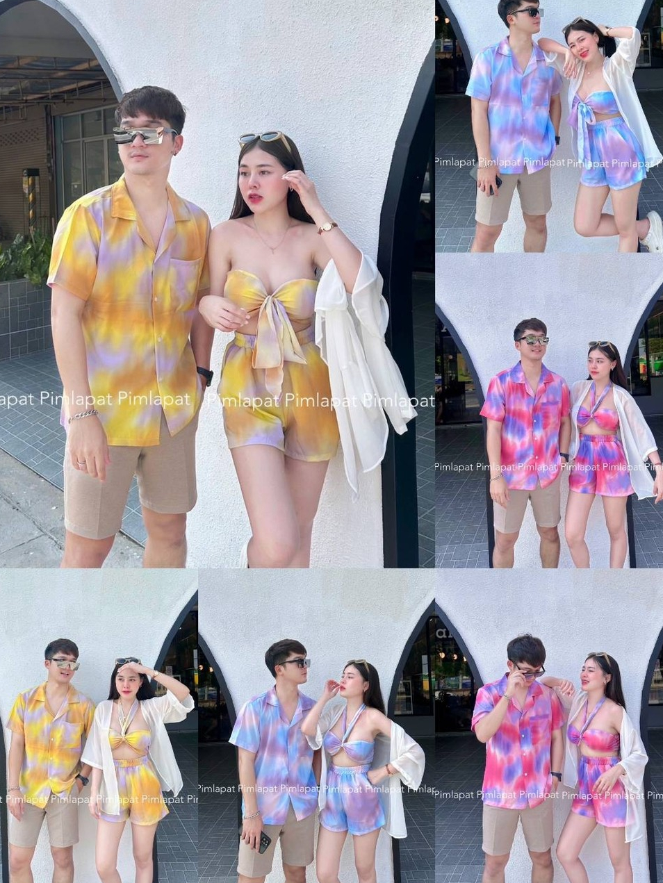 【PIMLAPAT】 PLP 042 ชุดเซท 4ชิ้นคอลเลคชั่นใหม่ล่าสุดต้อนรับซัมเมอร์เอาใจหนุ่มสาวคู่รักมาด้วยเซท ...