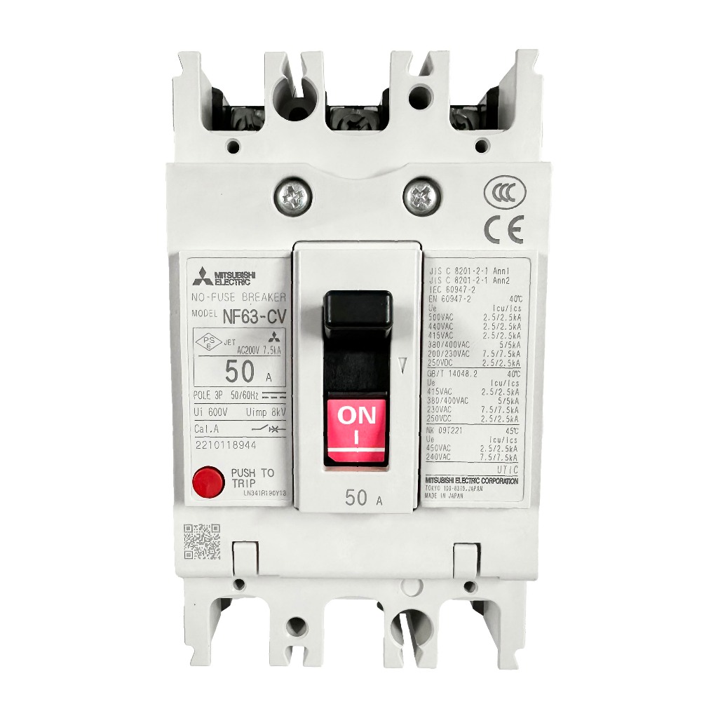 Mitsubishi เบรกเกอร์ 3P 50A, 3P 63A 380V รุ่น NF63-CV | Shopee Thailand