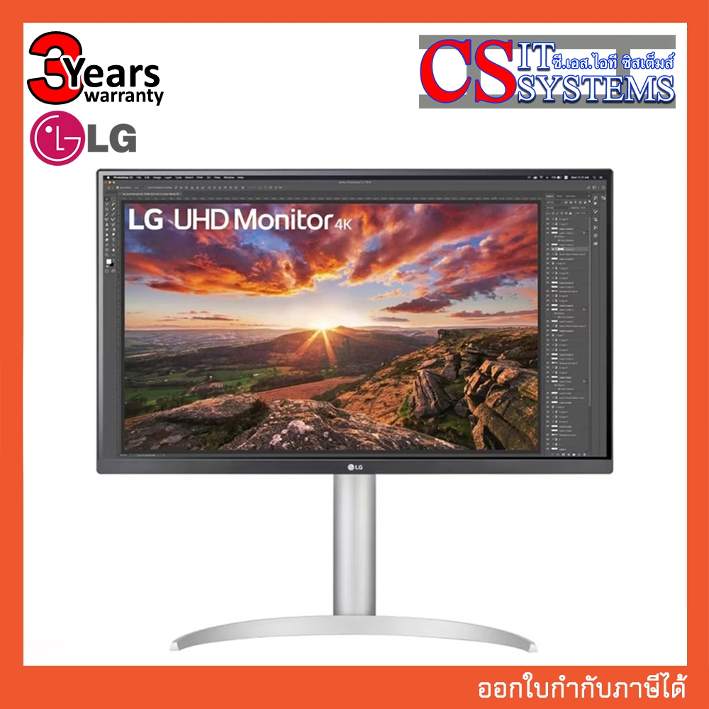 MONITOR LG 27UP850N-W 27" IPS 4K 60Hz USB-C | Shopee Thailand