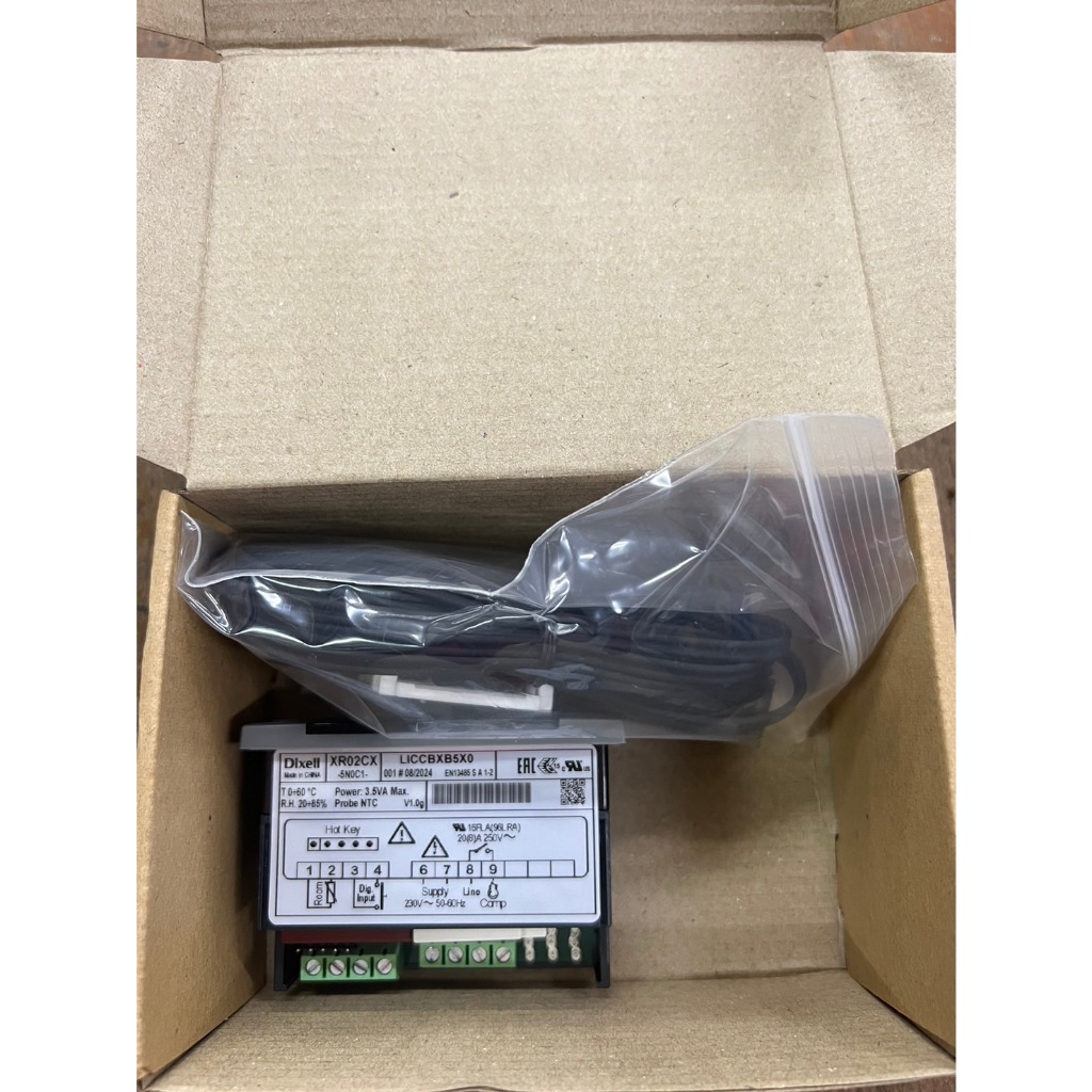 ดิจิตอลตู้แช่ Dixell XR02CX ของแท้ 100% พร้อมหน้ากาก เครื่องควบคุม ...