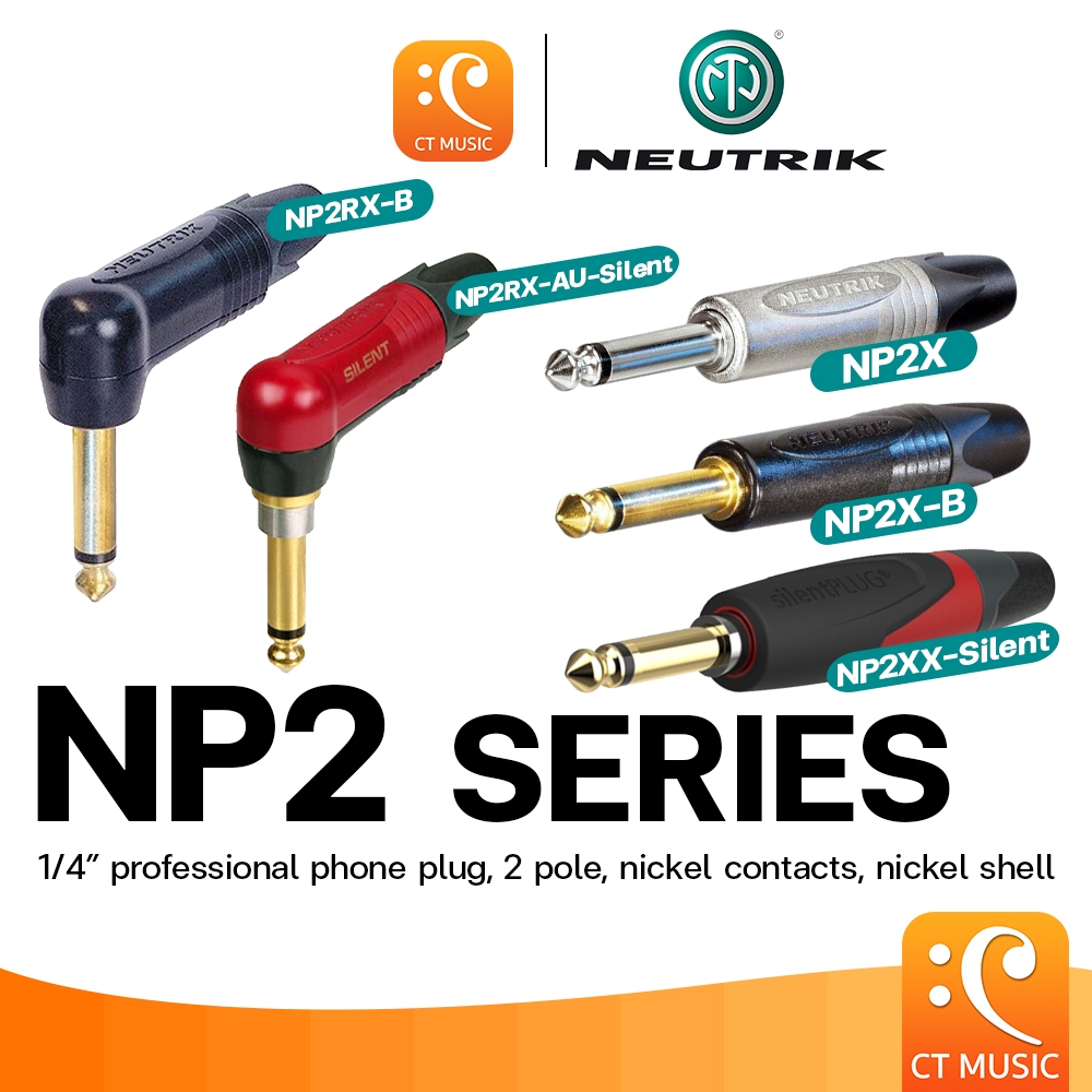 Neutrik NP2 Series Jack Head หัวแจ็ค สายสัญญาณ NP2XX / P2RX / NP2X ...