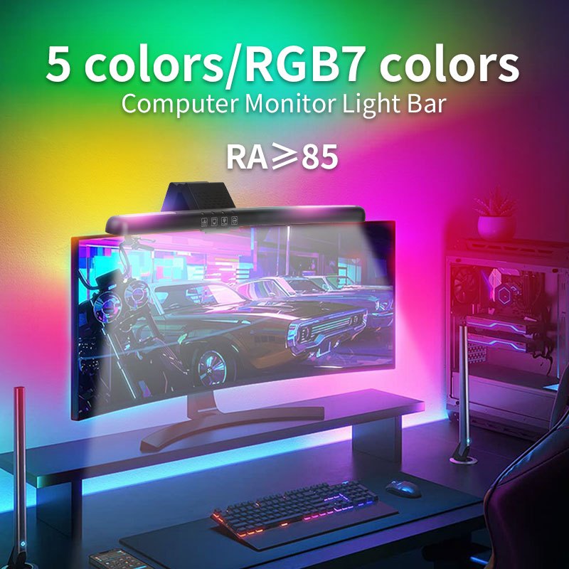 โคมไฟมอนิเตอร์ Touch Dimming Monitor Hanging Lamp USB โคมไฟแขวนจอคอม ...