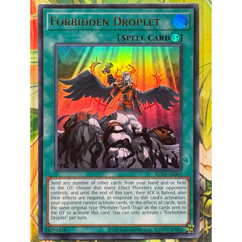 RC04-AE065 "Forbidden Droplet" - Ultra Rare | Shopee Thailand