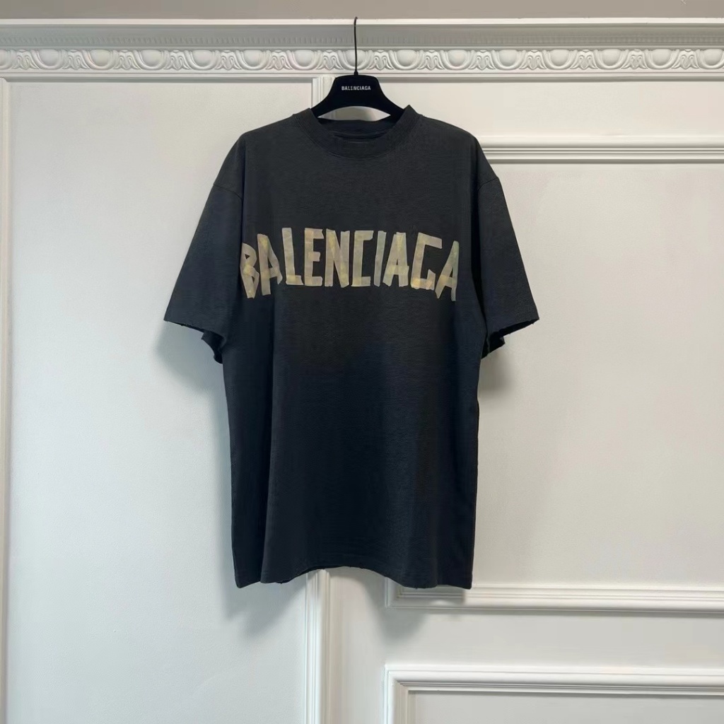 【Blue】เสื้อยืด Balenciaga BB 24SS รูปภาพจริง งานสูงสุด เกรด original แท้ 99% | Shopee Thailand