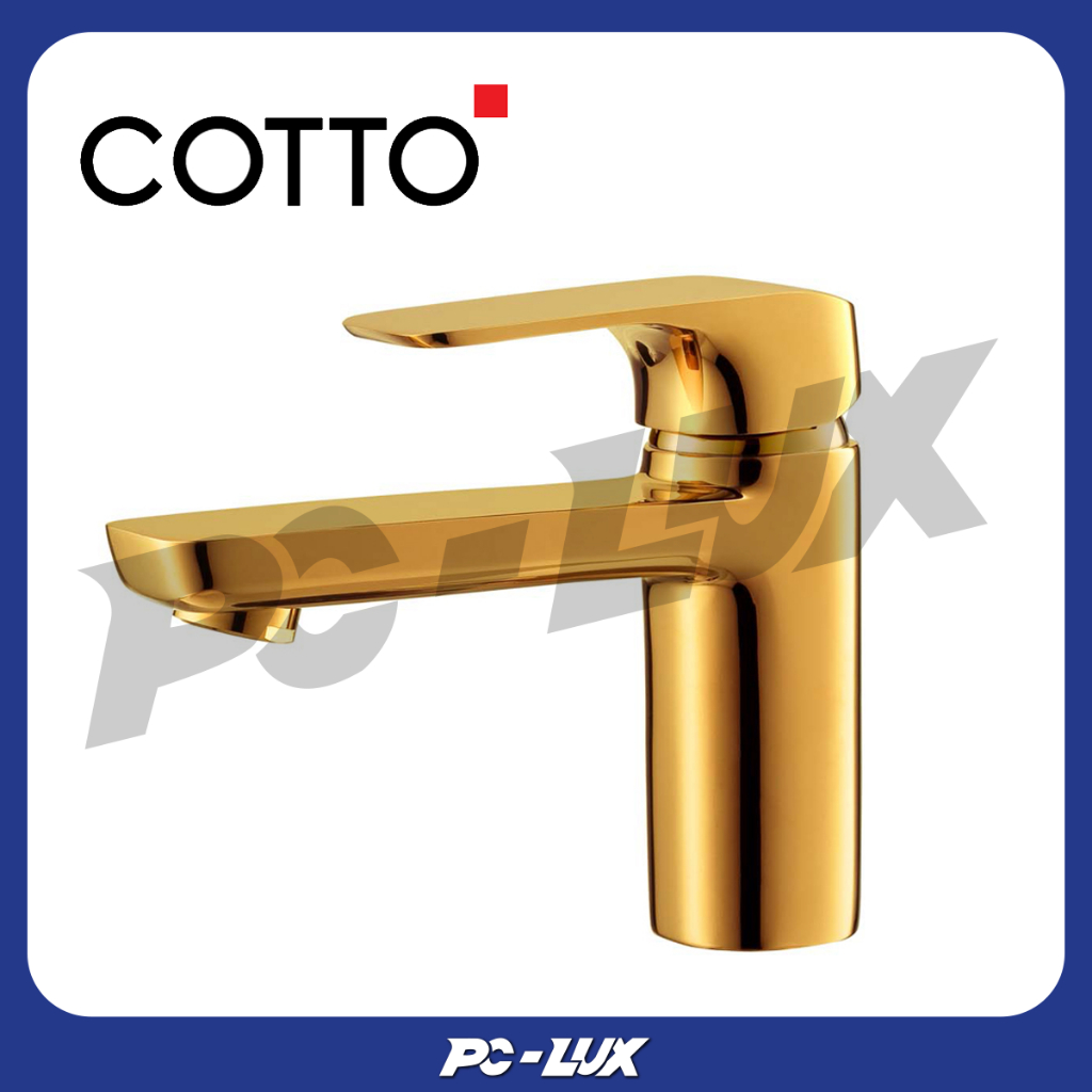 COTTO ก๊อกเดี่ยวอ่างล้างหน้าแบบก้านโยก (SCIROCCO SENSE) รุ่น CT1142A#GR ...