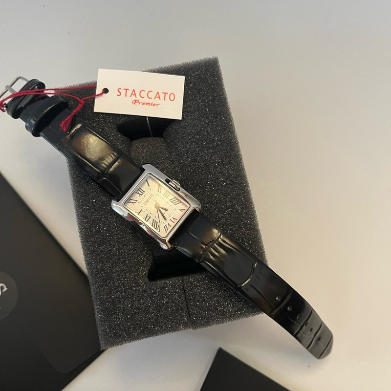 [pre order/แท้💯] Staccato watches ST-3026 นาฬิกาสายหนัง เรียบหรู แบรนด์ ...