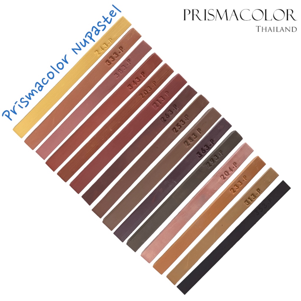 สีชอล์กเนื้อฝุ่น Prismacolor Premier Nupastel กลุ่มสีน้ำตาล จำหน่ายแบบ ...