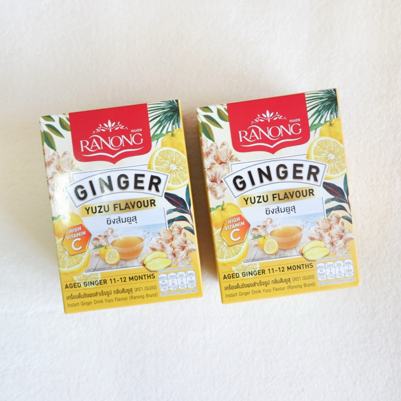 Ranong Instant Ginger Drink Yuzu Flavour เรนอง เครื่องดื่มขิงผง ...
