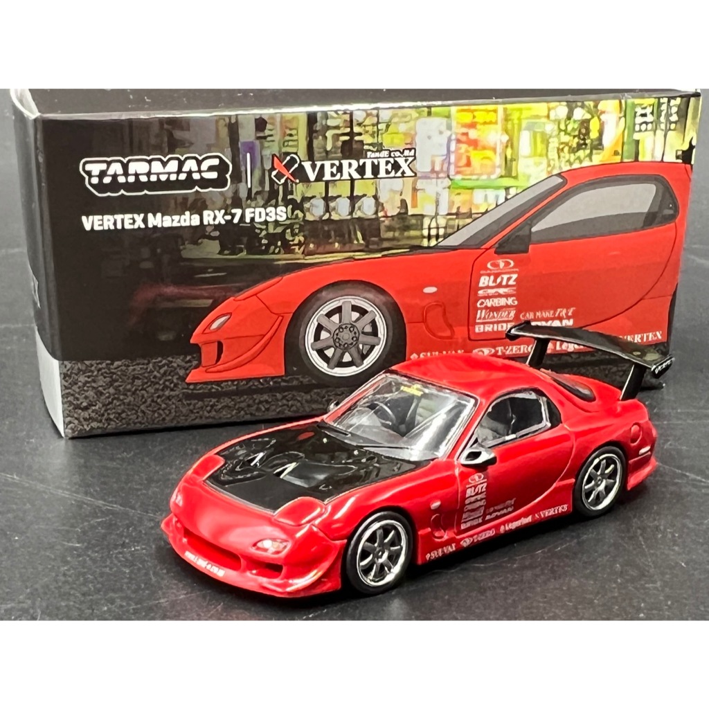 Tarmac Works VERTEX Mazda RX-7 FD3S Red | Shopee Thailand