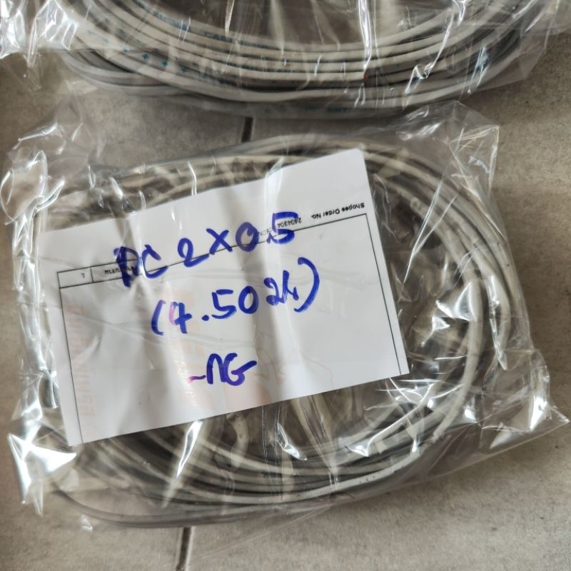 สายไฟอ่อน สีเทา SPEAKER WIRE DC ยี่ห้อ ANT ขนาด 2x0.5, 2x1, 2x1.5, 2x2.5 sqmm. | Shopee Thailand