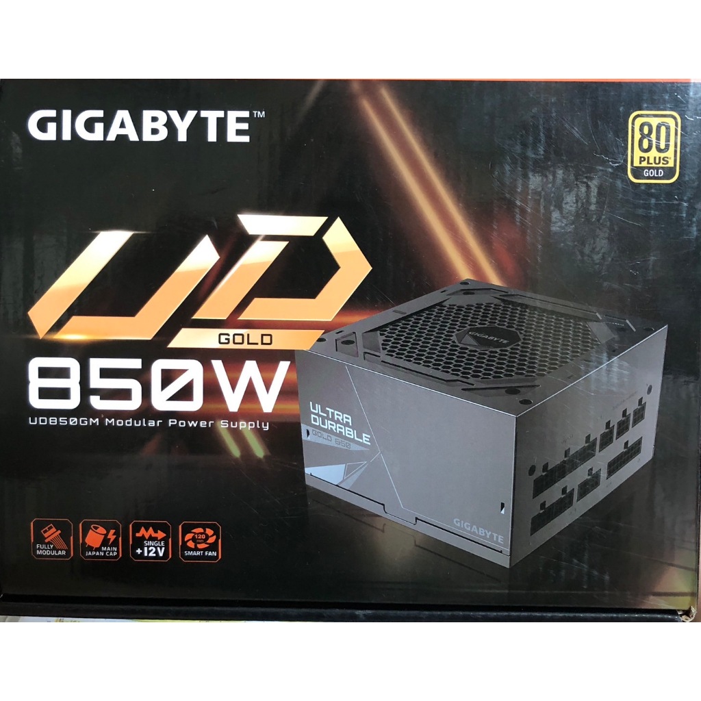POWER SUPPLY (อุปกรณ์จ่ายไฟ) GIGABYTE UD850GM - 850W 80 PLUS GOLD (ATX ...