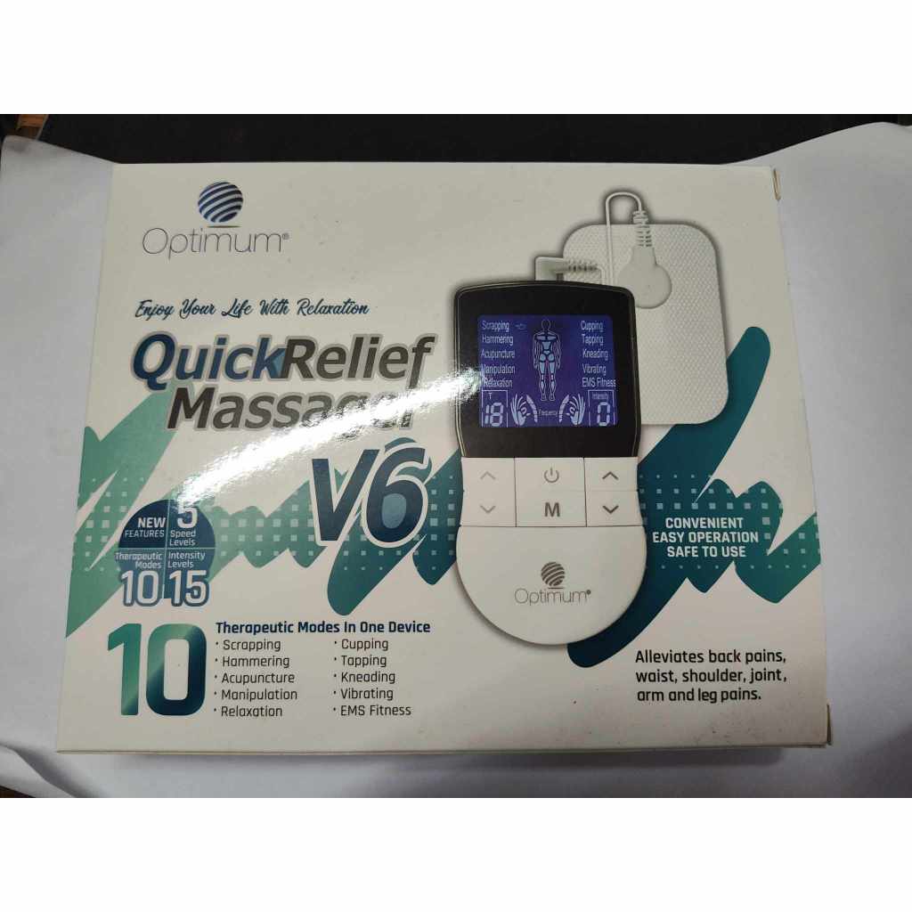 Optimum Quick Relief Massager V6 (ของเกือบมือ1) | Shopee Thailand