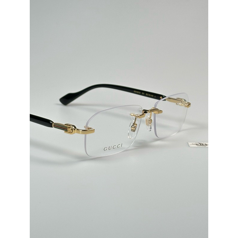 new Gucci rimless optic frame ใหม่กล่องครบ | Shopee Thailand