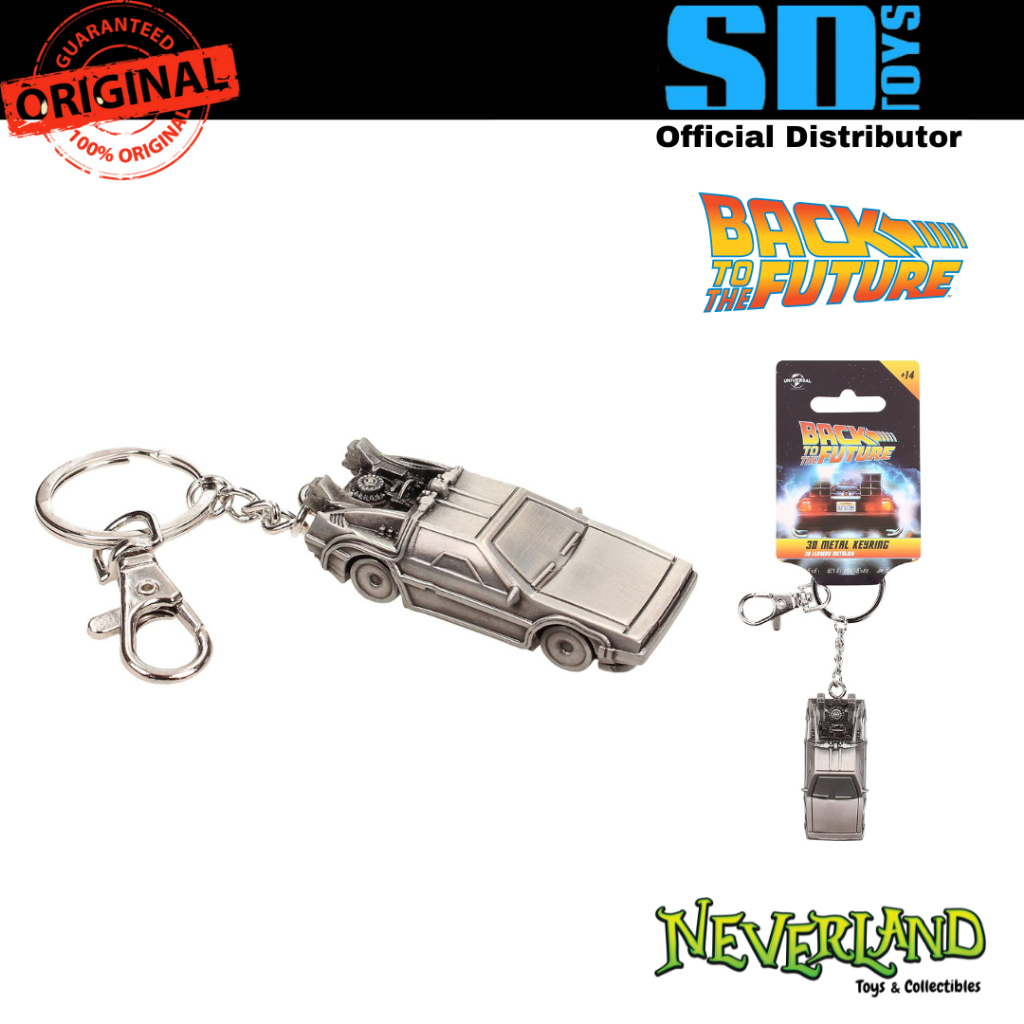 (SD TOYS) Back to The Future Delorean 3D Metal Keychain | Shopee Thailand