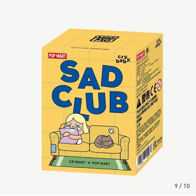 กล่องสุ่ม Pop Mart | Cry baby sad club และ CRYBABY | Shopee Thailand