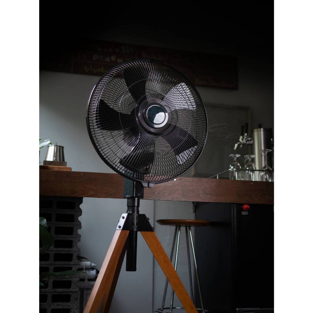 MIRA มิร่า พัดลมอุตสาหกรรมตั้งพื้น ขาไม้ 18 นิ้ว รุ่น M-185 ( WOOD LEGS ...