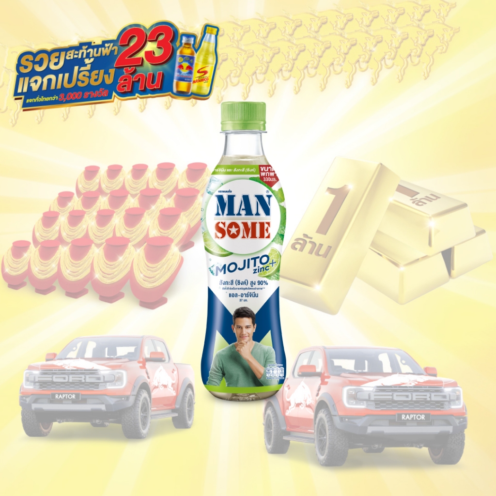 แมนซั่ม โมฮิโต้ ขนาด 310 มล. 24 ขวด ยกลัง (TCP) Mansome Mojito 310 ml. Pack 24 | Shopee Thailand