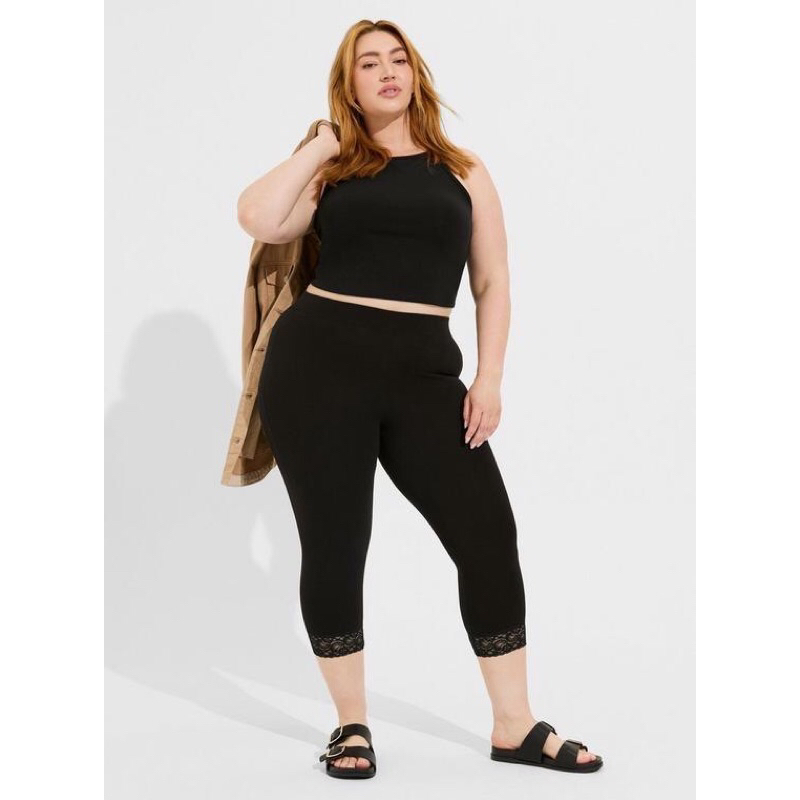 เลกกิ้งไซส์ใหญ่ Torrid ขา4-5ส่วน ลายมาใหม่มีกระเป๋า(บางรุ่น) | Shopee ...