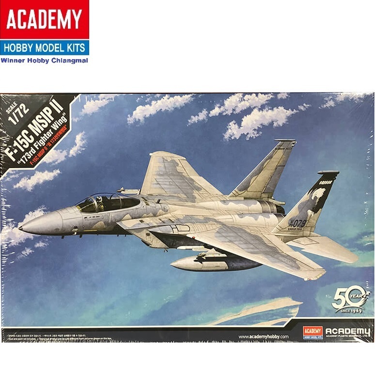 โมเดลเครื่องบิน Academy 12506 F-15C MSIP II 173rd Fighter Wing scale 1/ ...