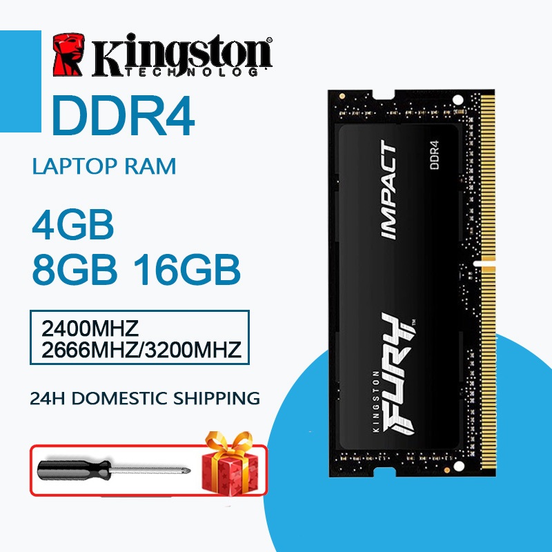 [Local 24H ship] Kingston Fury 4GB 8GB 16GB DDR4 RAM 2666MHZ 2400MHZ 3200MHZ Laptop หน่วยความจำ ...