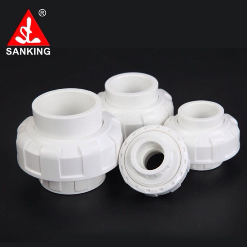 ท่อน้ำตู้ปลา Sanking Union U-PVC 20 - 50 mm. แบบสวมสีขาว | Shopee Thailand