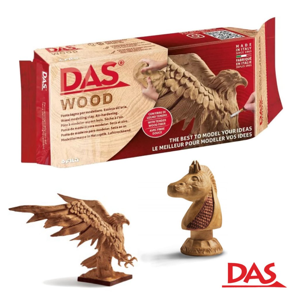 ใหม่ล่าสุด! ดินปั้นสีไม้ (DAS Air Dry Modelling Clay : Wood) | Shopee ...