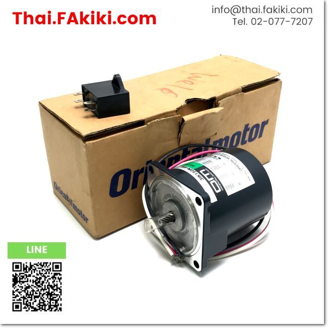 (C)Used, 3IK15GN-AW INDUCTION MOTOR, สเปค AC100V 50Hz 15W ,Dimensions 70mm, ORIENTAL MOTOR (66 ...