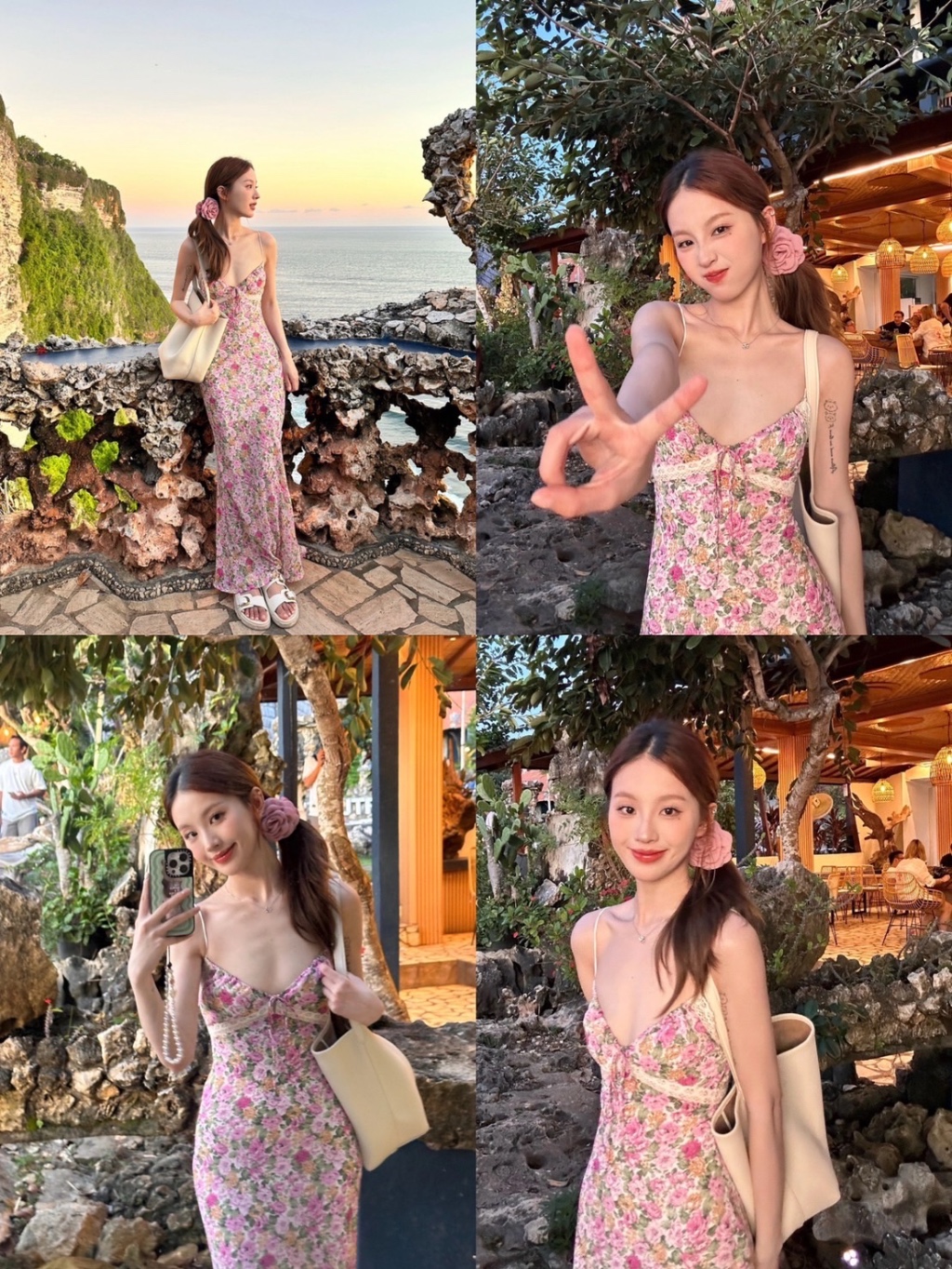 Teera ️พร้อมส่ง งานนำเข้า ️เดรสยาวสายเดี่ยว ซิปหลัง+ยางยืด แต่งลูกไม้ ช่วงอกรูดได้ | Shopee Thailand