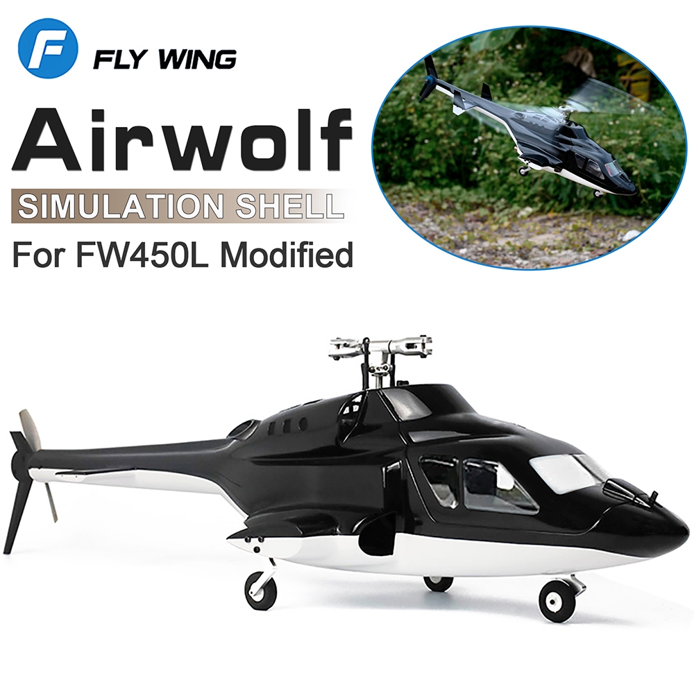🇹🇭Fly WING Airwolf FW450 V3 เฮลิคอปเตอร์บังคับ สเกล 6CH RTF | Shopee ...