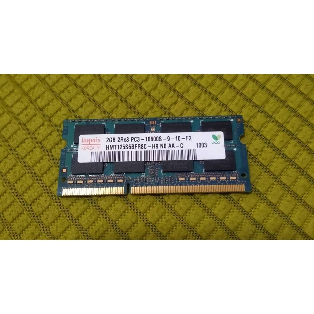 Hynix Ram 2GB 2Rx8 PC3 - 10600s RAM DDR3 1333Mhz Memory PC3 Notebook ...