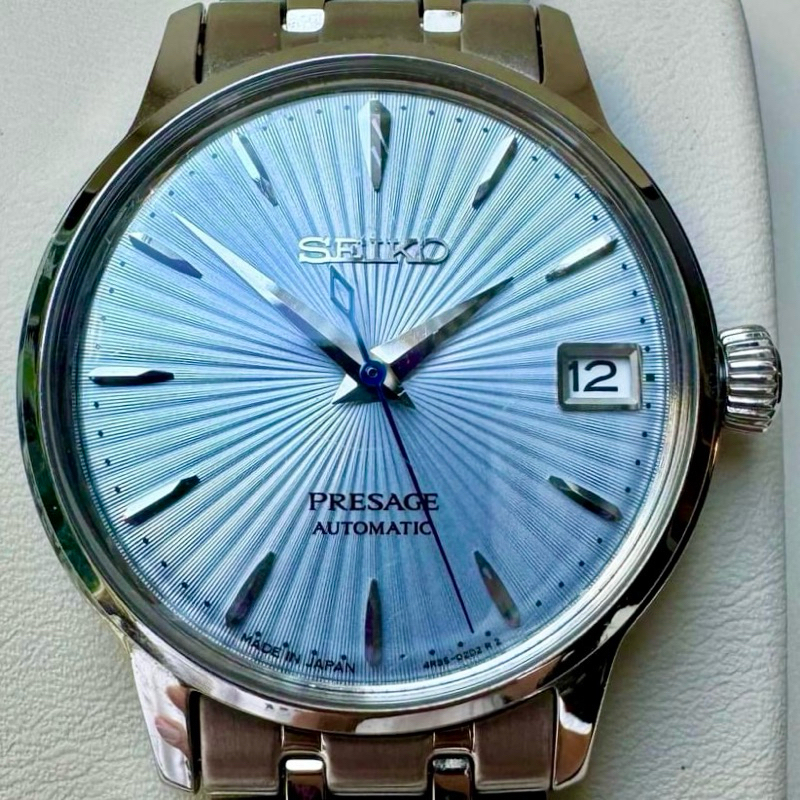 Seiko Presage Ice Blue Cocktail Time "Sky Diving" รุ่น SRP841J | Shopee ...