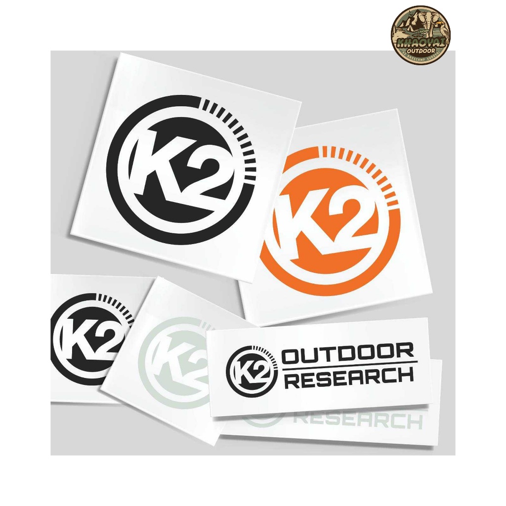 สติ๊กเกอร์ K2 STICKER SET. สติ๊กเกอร์สายแคมป์ สติกเกอร์ตกแต่งอุปกรณ์ ...