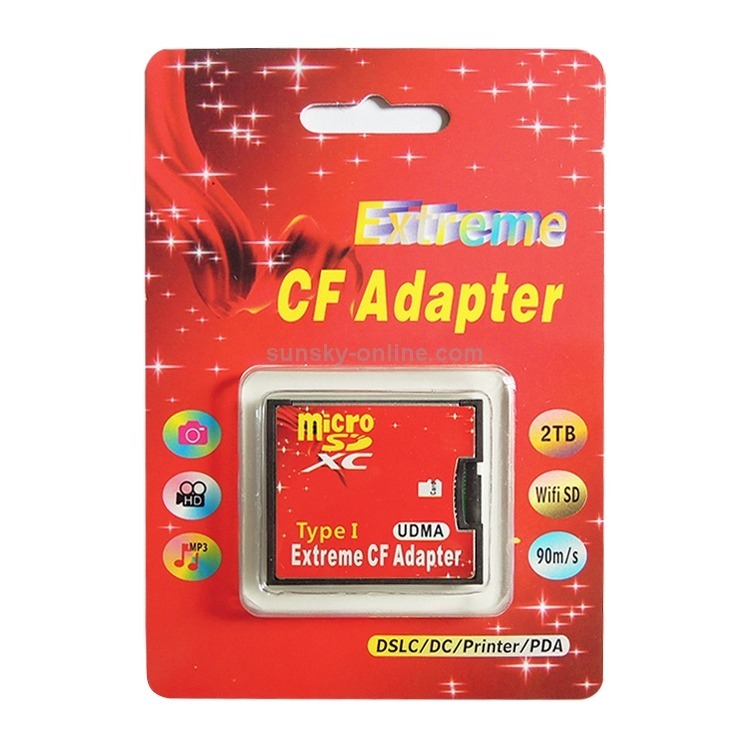 Micro SD เป็น CF Compact Flash Memory Card Adapter, 1-Socket | Shopee ...