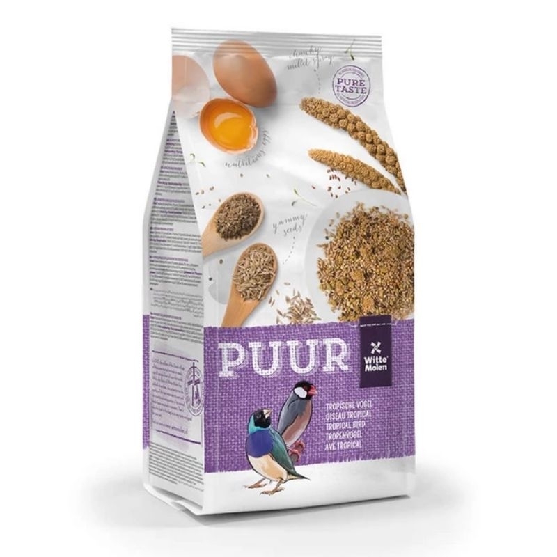 Puur Finches อาหารนกฟินซ์ ธัญพืช ผลไม้รวม 750 g. | Shopee Thailand