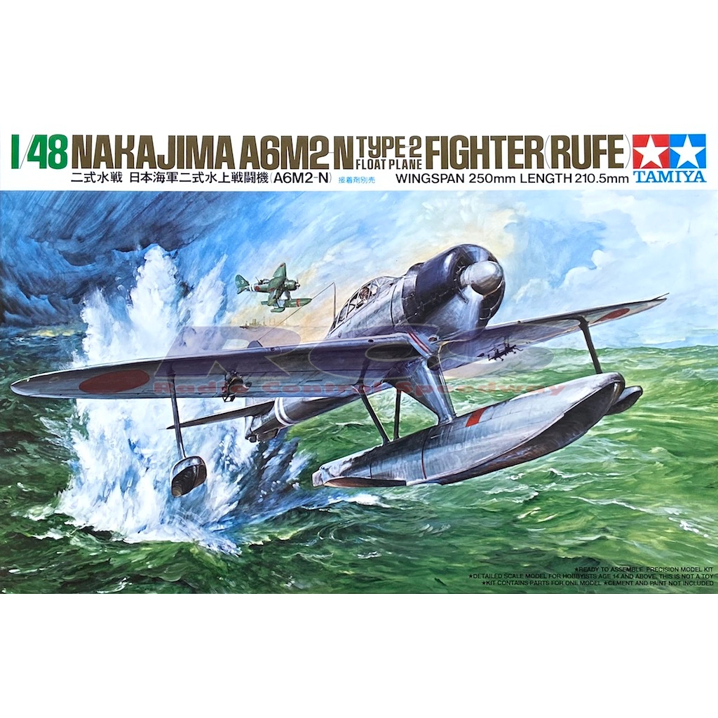 🏆 TAMIYA 61017 ชุดประกอบจำลองมาตราส่วน 1:48 NAKAJIMA A6M2-N type-2 ...