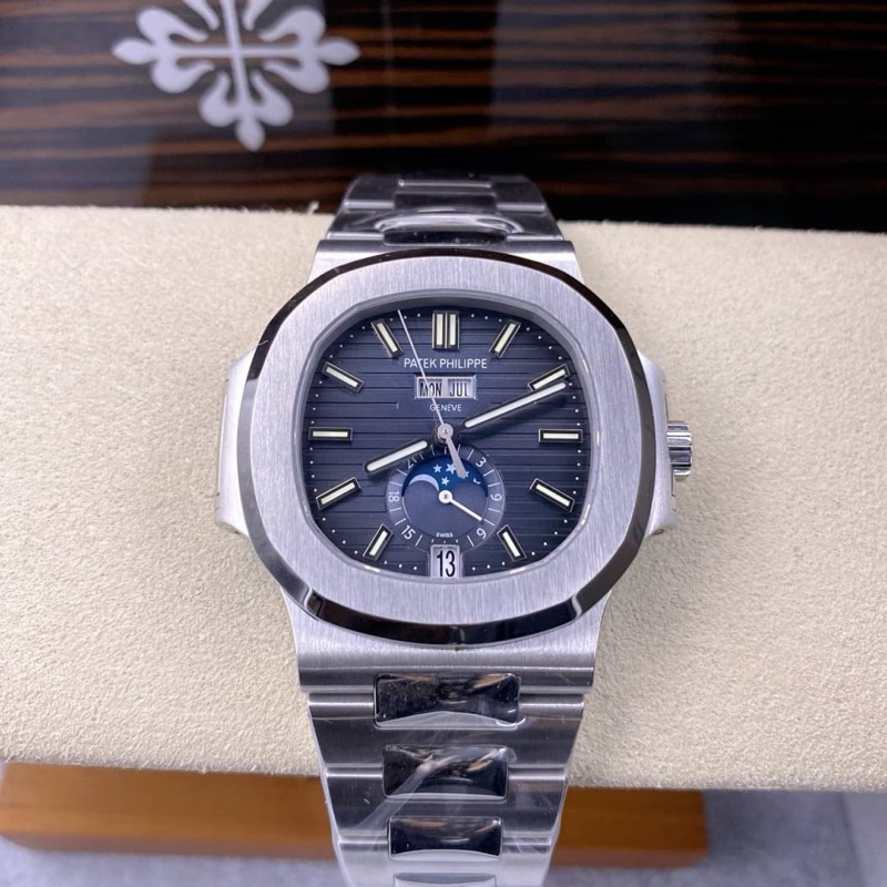 Patek Phillips Nautilus เครื่อง caliber 324 โรงงาน PPF โรงงานที่ทำมือน ...