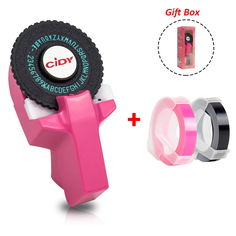 เครื่องพิมพ์ฉลาก (ฟรี 2 เทป ) เครื่องทําฉลาก ลายนูน 3D DIY สําหรับอัพเกรด MOTEX E101 Version ...