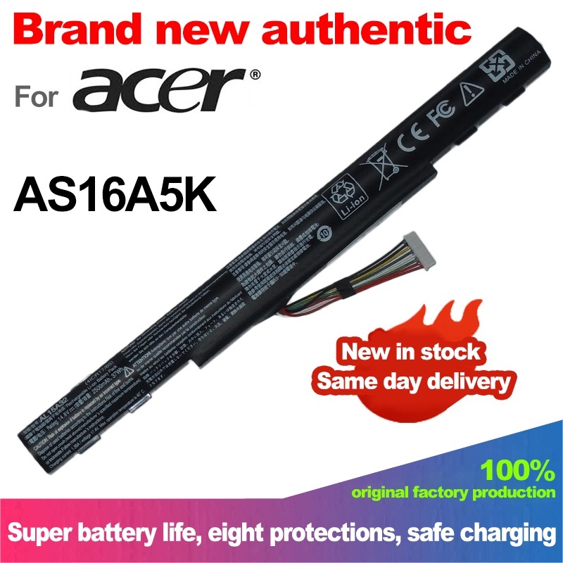 แบตเตอรี่แล็ปท็อป AS16A5K Acer E5-475 E5-523 E5-553 E5-575 E5-774 ES1 ...
