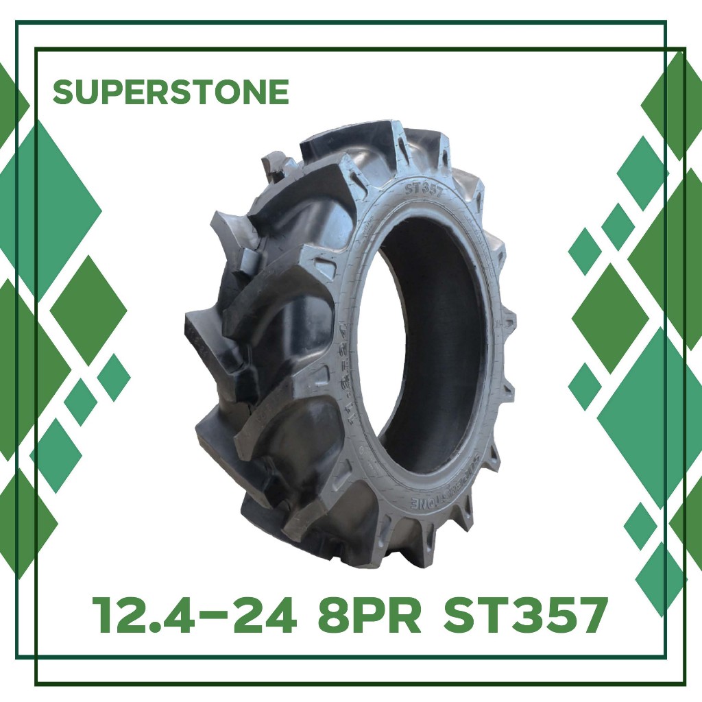 ยางรถไถ 12.4-24 Superstone 8PR ST357 | Shopee Thailand
