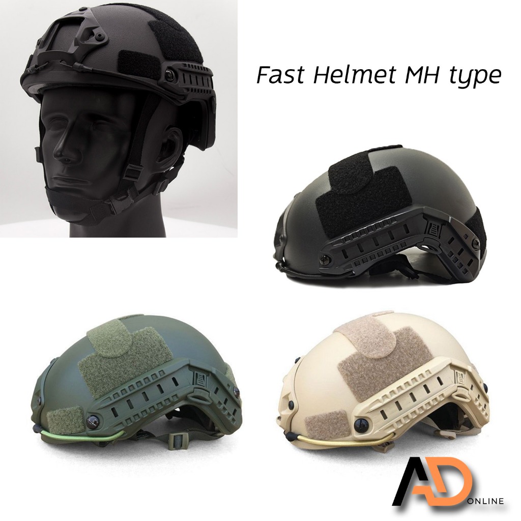 FAST HELMET หมวกฟาส รุ่นปรับหลังได้ Fast Helmet MH type Upgrade Version ...