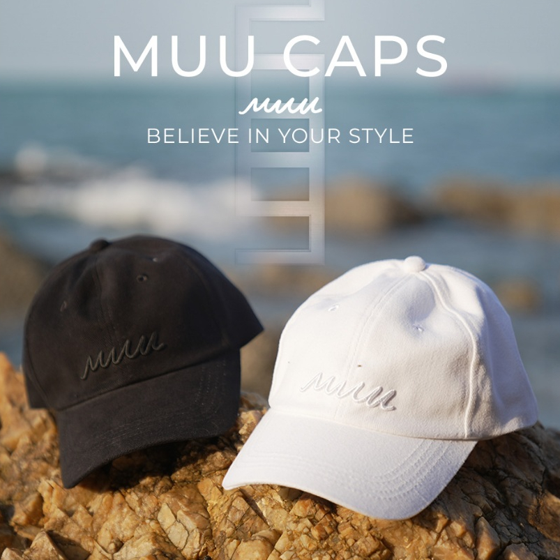 Muu Cap Black / White - Numeral Collection II - Cap หมวกเบสบอล | Shopee Thailand