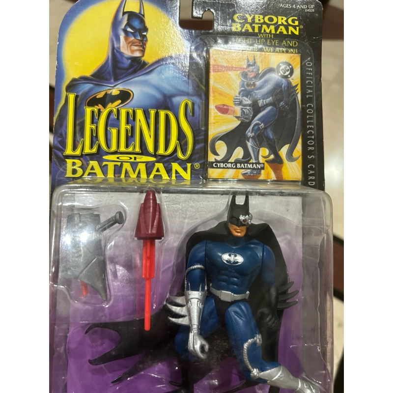 ฟิกเกอร์ Cyborg Batman (Legends of Batman) ยี่ห้อ Kenner ในแพค | Shopee ...
