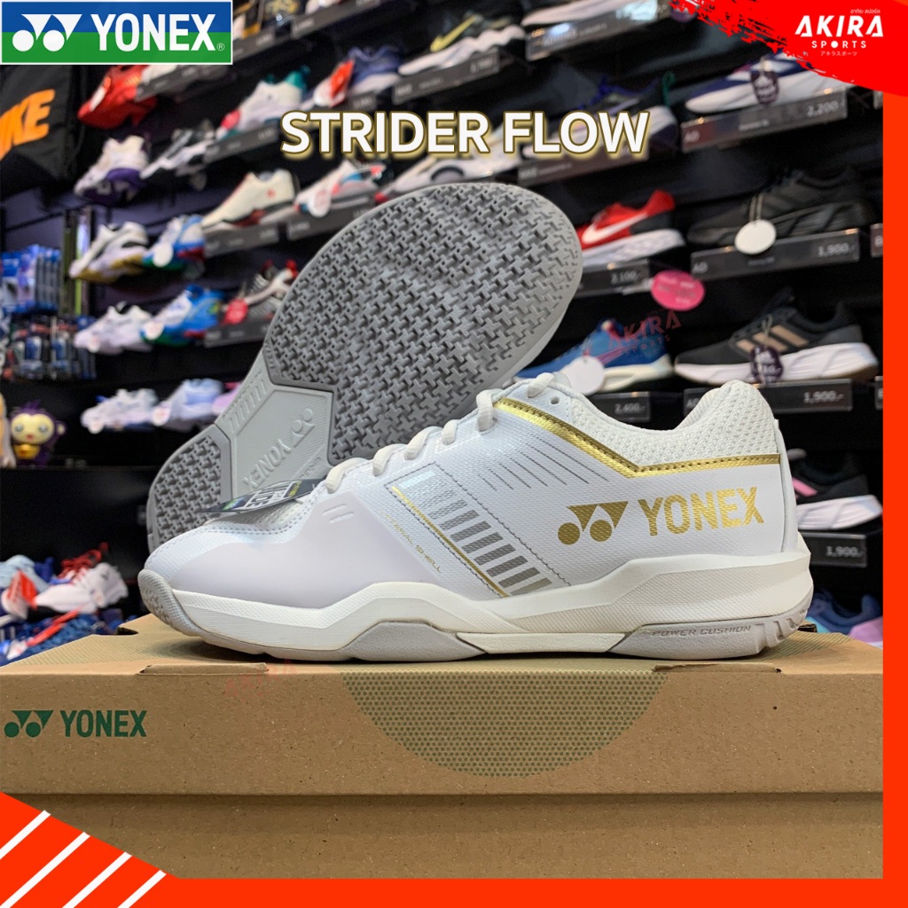 YONEXรองเท้าแบดมินตัน YONEX POWER CUSHION STRIDER FLOW WIDE | Shopee ...