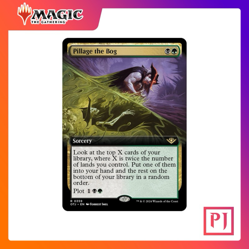 [MTG] Pillage the Bog [OTJ] [MULTI] [RARE] [NORMAL] [ENG] (การ์ดเมจิค ...