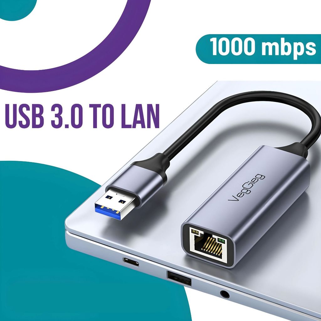 (USB2LAN) แปลง USB3.0 TO LAN Lan 10/100/1000 🌟Ethernet Adapter แปลง USB ...